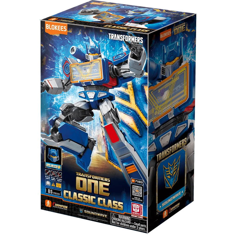 Transformers One Soundwave | Transformers Classic Class 17 – Blokees